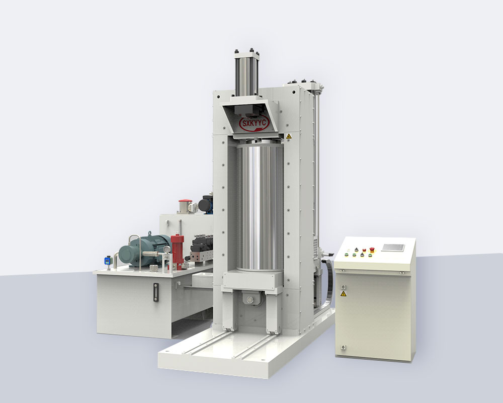 Experimental integrated cold isostatic press, small cold isostatic ...